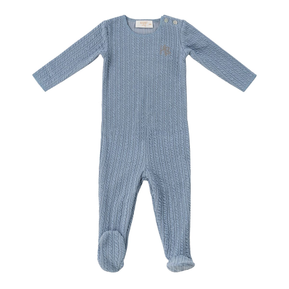 Cable Knit Romper - Blue – KIPP™ Collection