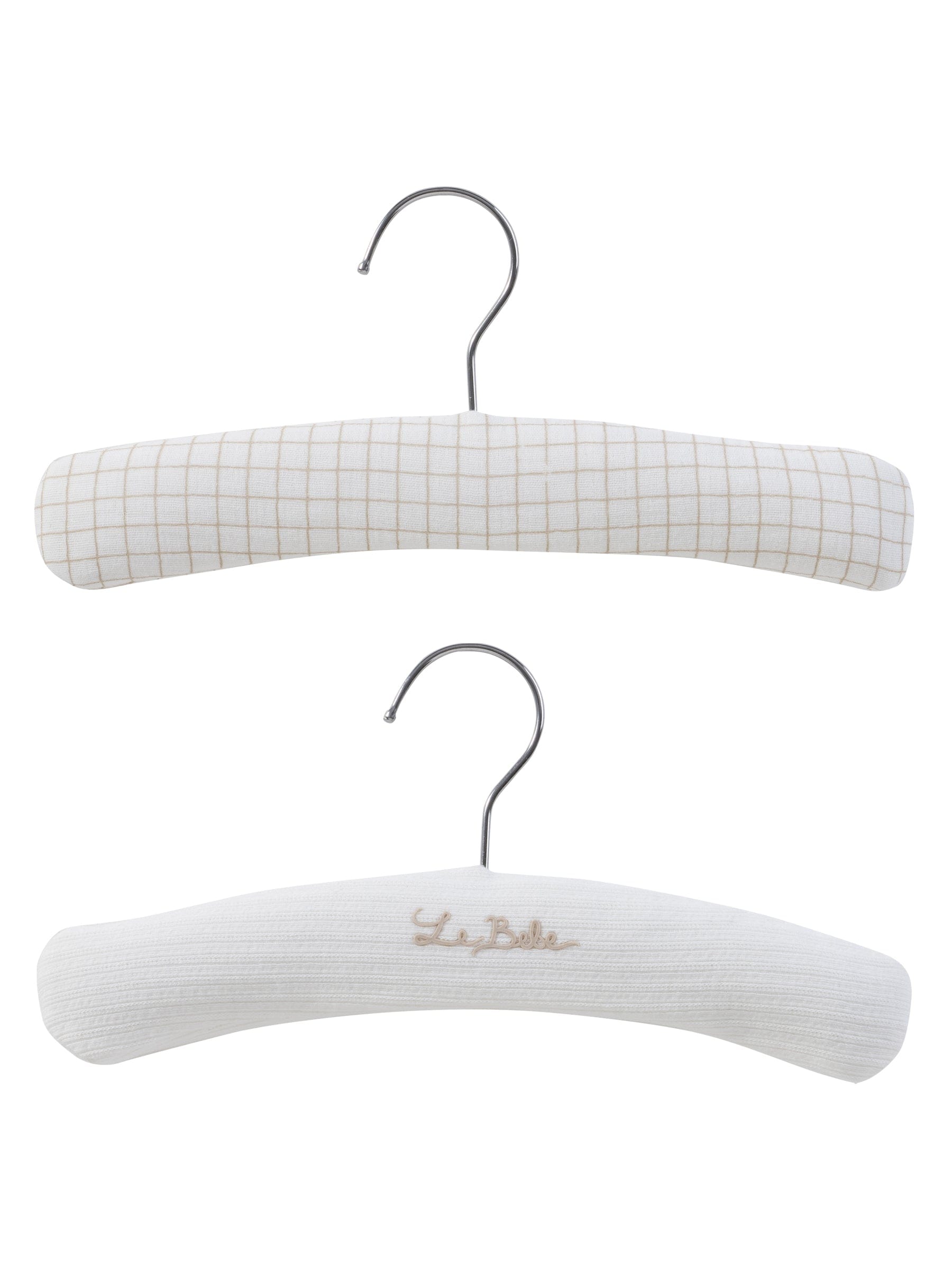 Teddy Au Pane Padded Hanger Set of 2 - Stone – KIPP™ Collection
